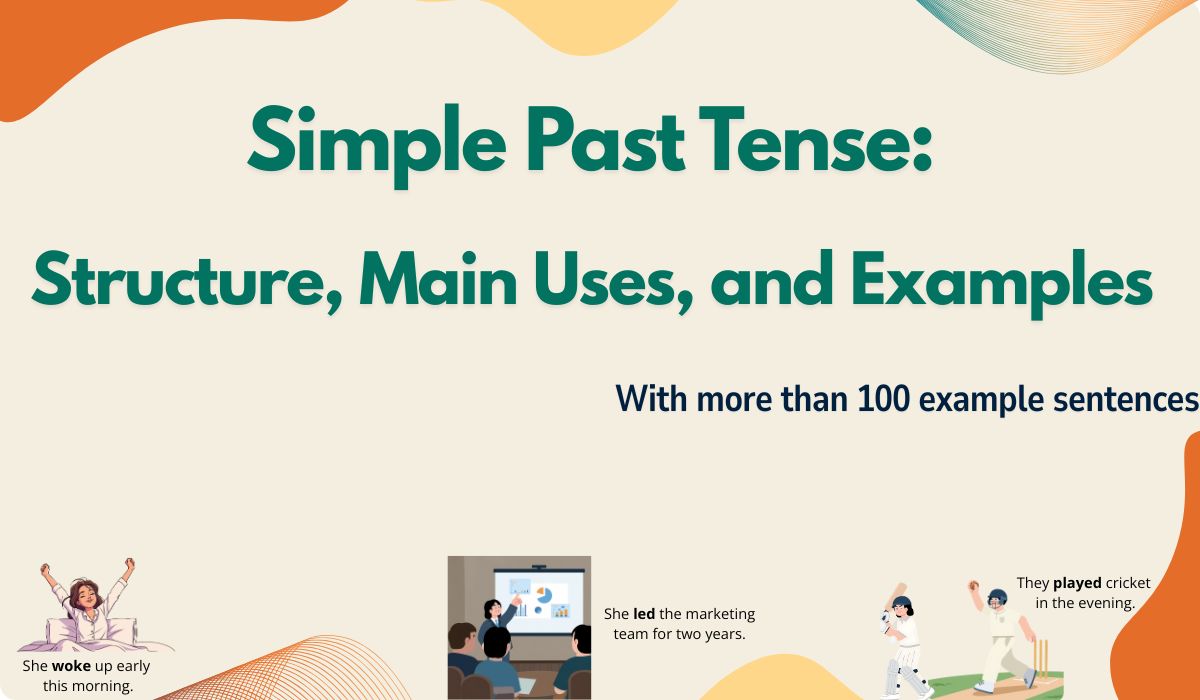 Simple Past Tense: Structure, Rules, Uses, and 100 Examples - English ...